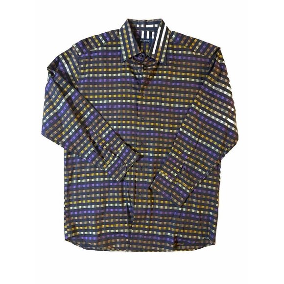 St. Croix | Shirts | St Croix Mens Dress Shirt Plaid Made In Italy ...